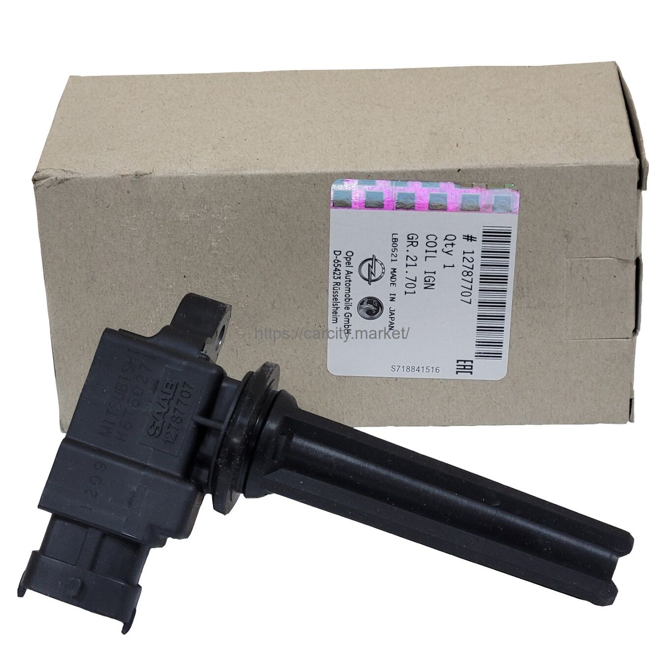 КАТУШКА ЗАЖИГАНИЯ SAAB 9-3/OPEL GM 12787707 купить в КАРСИТИ МАРКЕТ